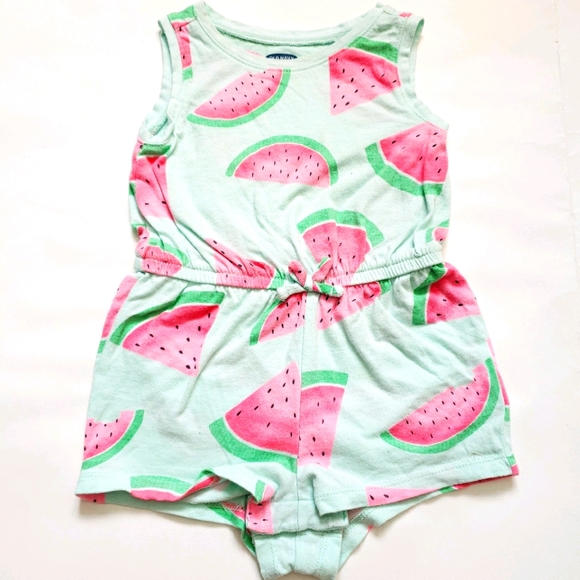 Old Navy | One Pieces | 62m Watermelon Romper Old Navy | Poshmark